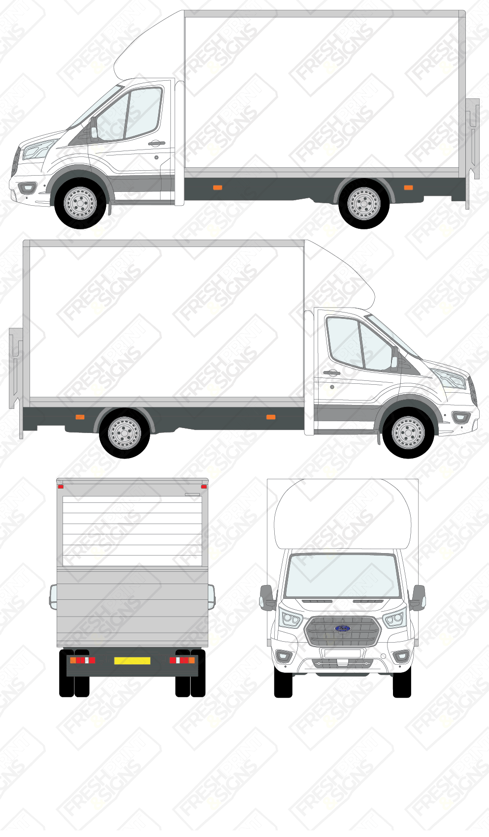 Van Graphics - Ford | Transit Luton | 2019-2025 | With Tail Lift ...