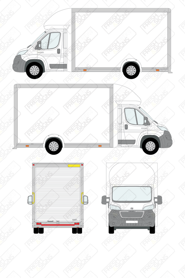 Van Graphics - Peugeot | Boxer Low Loader | 2014-2025 – Fresh Print